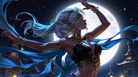 Eilistraee Worshipping Drow Woman Dancing By Lightryu33 On Deviantart