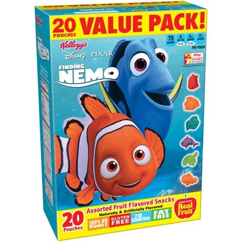 Kelloggs Nemo Assorted Fruit Flavored Snack Value Pack Shop Fruit