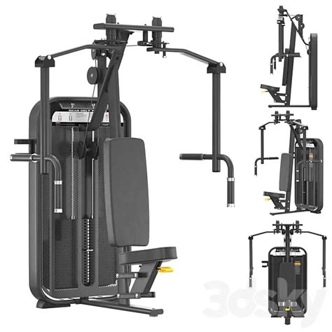 Dhz Fitness E 7007 Pearl Delt Pec Fly 3d Model 3dsky Decor Helper
