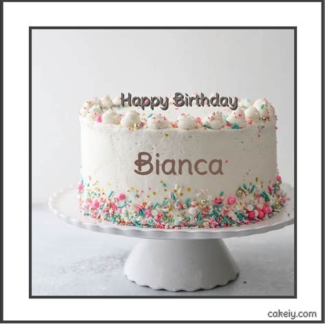 🎂 Happy Birthday Bianca Cakes 🍰 Instant Free Download