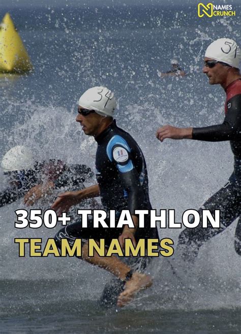 Epic Triathlon Team Names 💪 Namescrunch Team Names Triathlon Teams