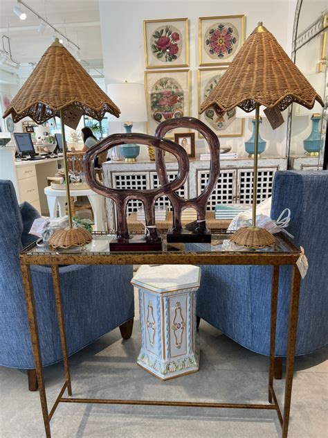 Gold Leaf Brass Console Mecox Gardens