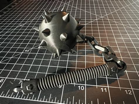 Medieval Flail Mace Free 3d Print Model Makerworld