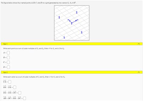 Solved The Figure Below Shows Four Named Points A B C And D Chegg