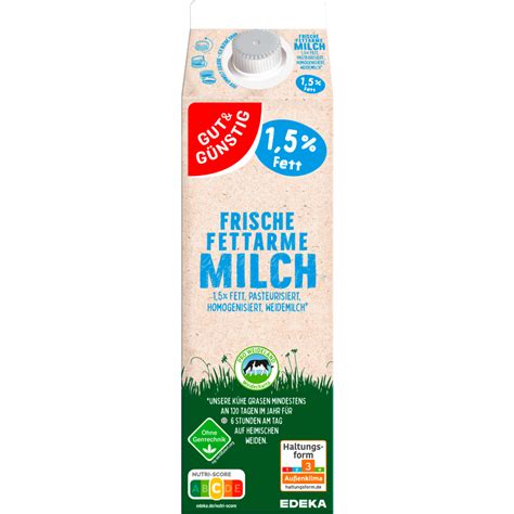 Frische Fettarme Weidemilch 15 Edeka