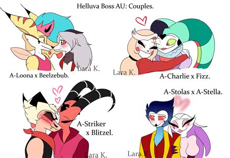 Au Helluva Boss Couples By Lara Kein On Deviantart