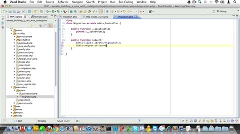 Build A CMS In CodeIgniter Setting Up The Database Using Migrations