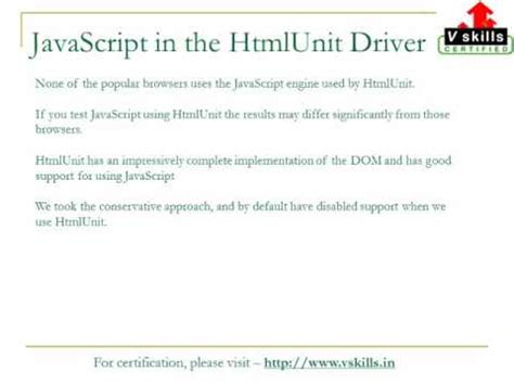 HtmlUnit Driver YouTube