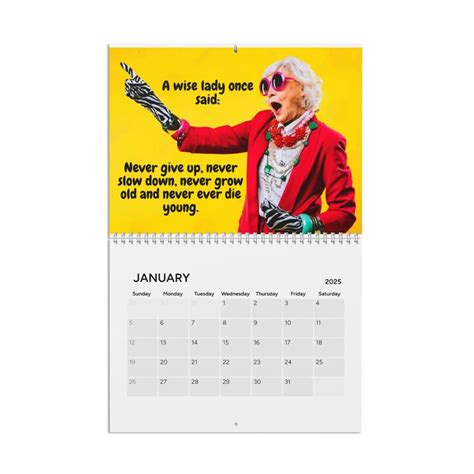 Older Women Calendars Etsy