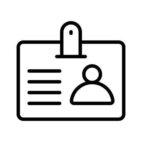 Employee Id Card Design Entry Pass Icon In Modern Style 47632238 Vector Art At Vecteezy