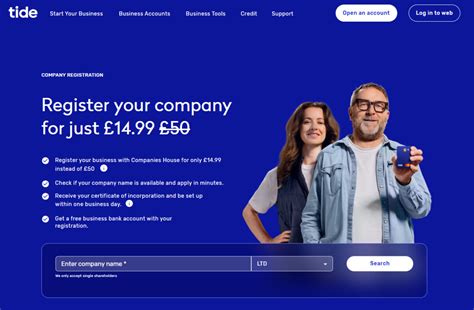 Tide Company Formation Review The Full Story Lightwork Business