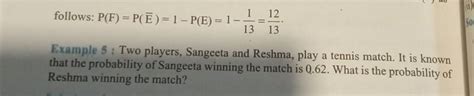 Follows Pfpeˉ1−pe1−131 1312 Example 5 Two Players Sangeet