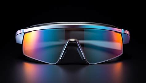 Premium Photo Augmented Reality Futuristic Glasses