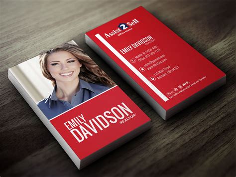 Elegant Business Card Design For Assist 2 Sell Realtors Cool