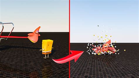 Spongebob Squarepants Getting Smashed Over And Over Youtube