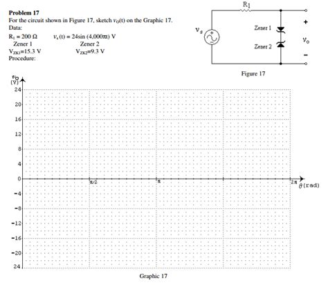 Solved For The Circuit Shown In Figure Sketch V T On Chegg