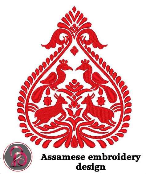 Folk Assamese Embroidery Design Diy Embroidery Patterns Embroidery