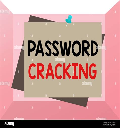 Conceptual Hand Writing Showing Password Cracking Concept Meaning