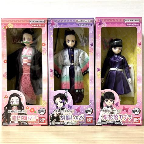 Demon Slayer Style Nezuko Shinobu Kocho And Kanao Puppenset Kimetsu Kein