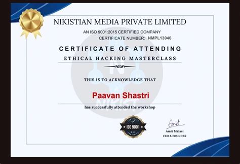 My Learning Experience On Ethical Hacking Paavan Shastri Posted On