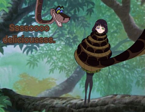 Kaa Hypnotizes Hotaru Tomoe By Ironmew05 On Deviantart