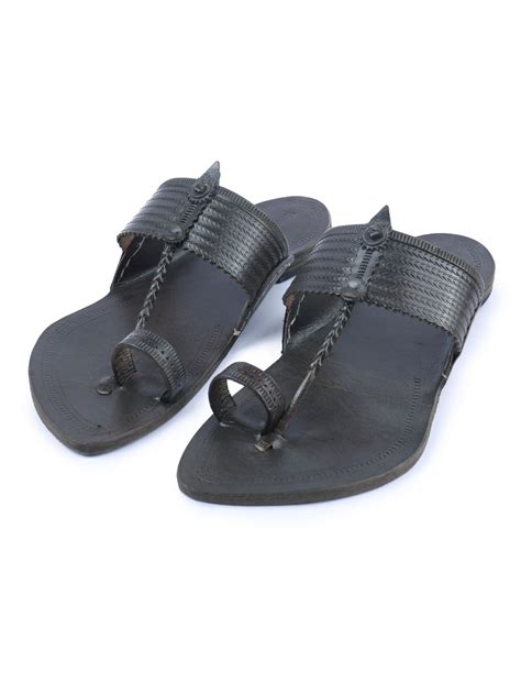 Walker Mens Kolhapuri Chappal Handcrafted Leather Comfort