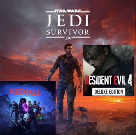 Купить STAR WARS Jedi: Survivor + 🎁Redfall + Resident Evil 4 за 249