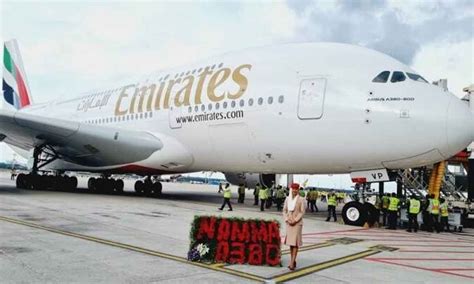 Worlds Largest Passenger Plane Airbus A380 At Bengaluru Airport