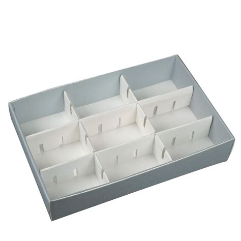Self Assembly Boxes With Inner Divider Set “modigliani” Dimensions