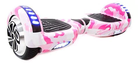 Hoverboard 65 Polegadas Rosa Camuflado Scooter Skate Parcelamento
