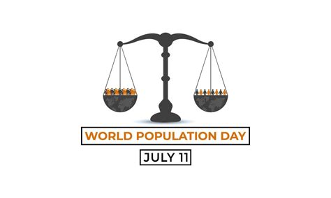 Illustration On The Theme Of World Population Day Diverse People With