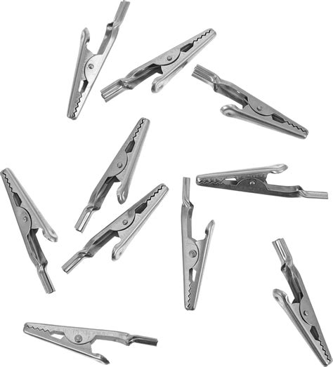 10pcs Alligator Clip Test Clip Stainless Steel Crocodile Clip Metal