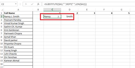 Formula To Separate Words From The Sentence Excelabcd
