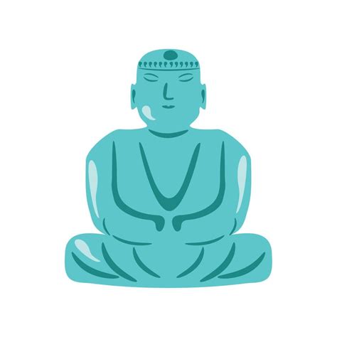 Buddha Statue Icon 10419401 Vector Art At Vecteezy