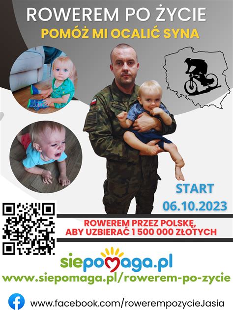 Rowerem Po życie Plutonowy Paweł Janowiak Zbiera Pieniądze Dla Chorego Synka