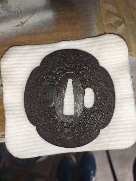 Tsuba School Nami With Waves And Cleaning Tosogu Nihonto Message Board