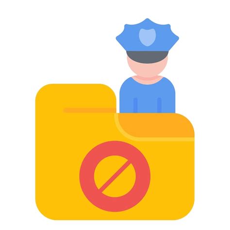 Premium Vector Data Protection Officer Flat Illustration