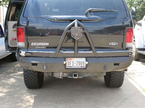 Road Armor Stealth 61208b 1999 2007 Ford Excursion Winch Rear Bumper W