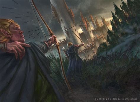 El Anillo Único El Ataque A Dol Guldur Por El Artista Español