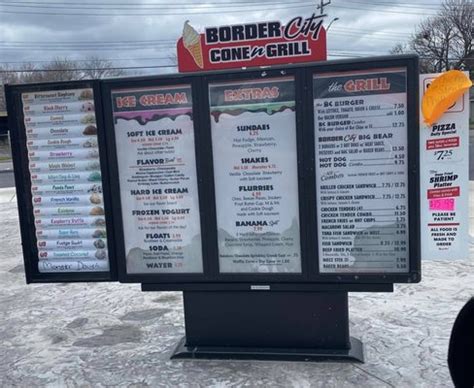 Border City Cone N Grill Updated April 2026 29 Border City Rd