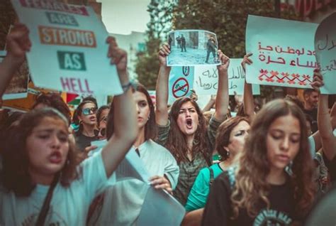 Palestinian Women March Against Gender Violence Video Palestine