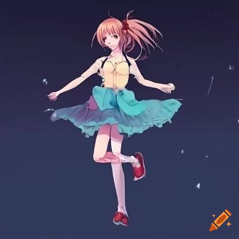Animated  Of A Dancing Anime Girl On Craiyon