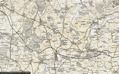 Historic Ordnance Survey Map Of Warrington 1898 1901