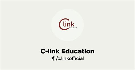 C Link Education Instagram Facebook Linktree
