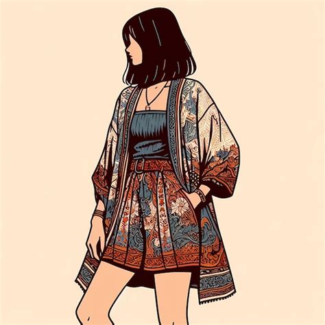 Premium Ai Image A Person Wearing A Trendy Style Of Traditional