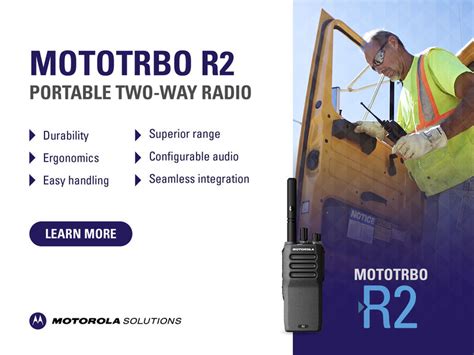 Learn About The Motorola Solutions R2 Two Way Radio Radiotronics Uk Posted On The Topic