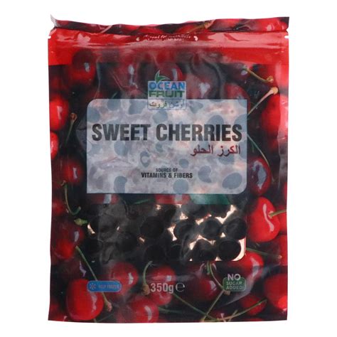 Ocean Fruit Frozen Sweet Cherries 350 G Online At Best Price Lulu Ksa