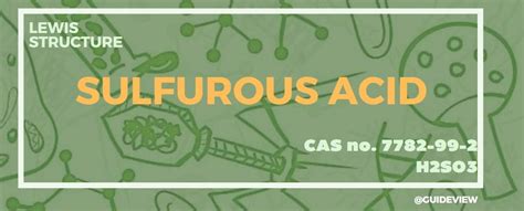 Sulfurous Acid Vs Sulfuric Acid What Is The Difference Between Sulfur