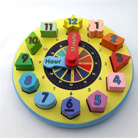 Alphabet Board Clock Puzzle And Shapes Puzzle Lot Of 3 4515980551