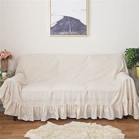 Wonderful White Sofa Cover Idea